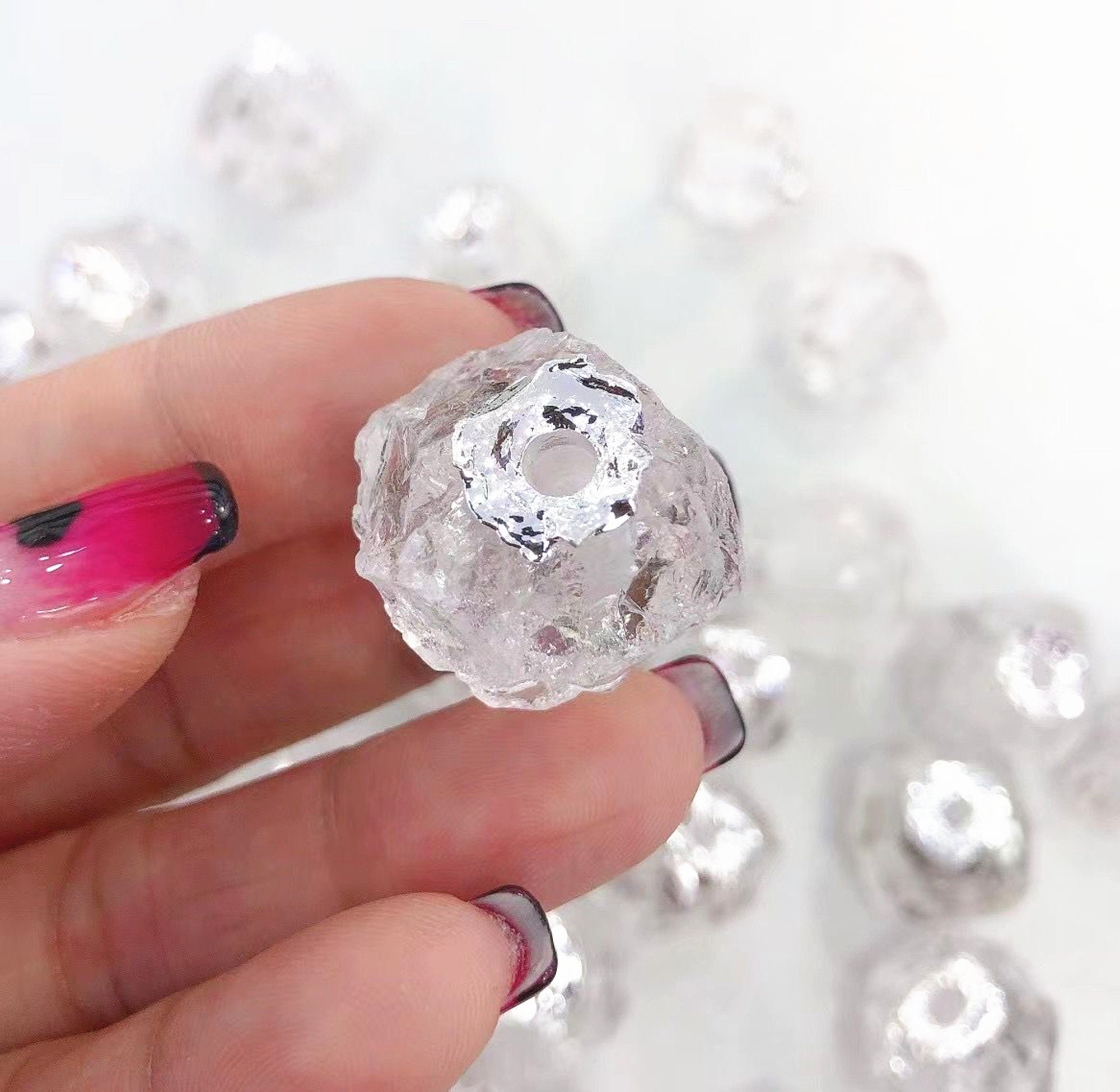 New Arrival Rock Crystal Quartz Round Beads Natural Clear - Etsy