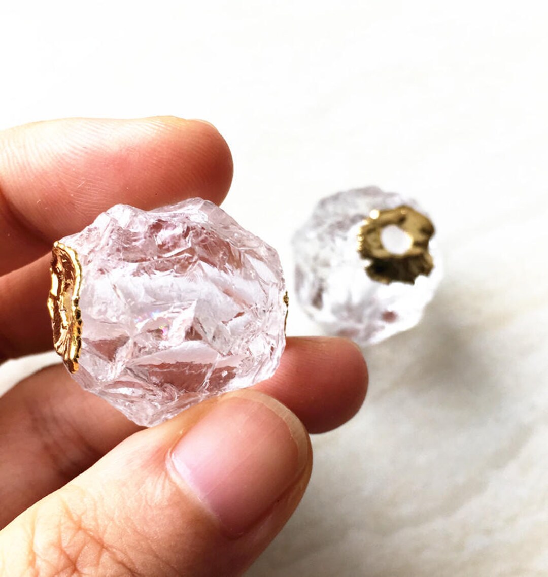 New Arrival! Rock Crystal Quartz Round Beads -- Natural Clear Crystal ...