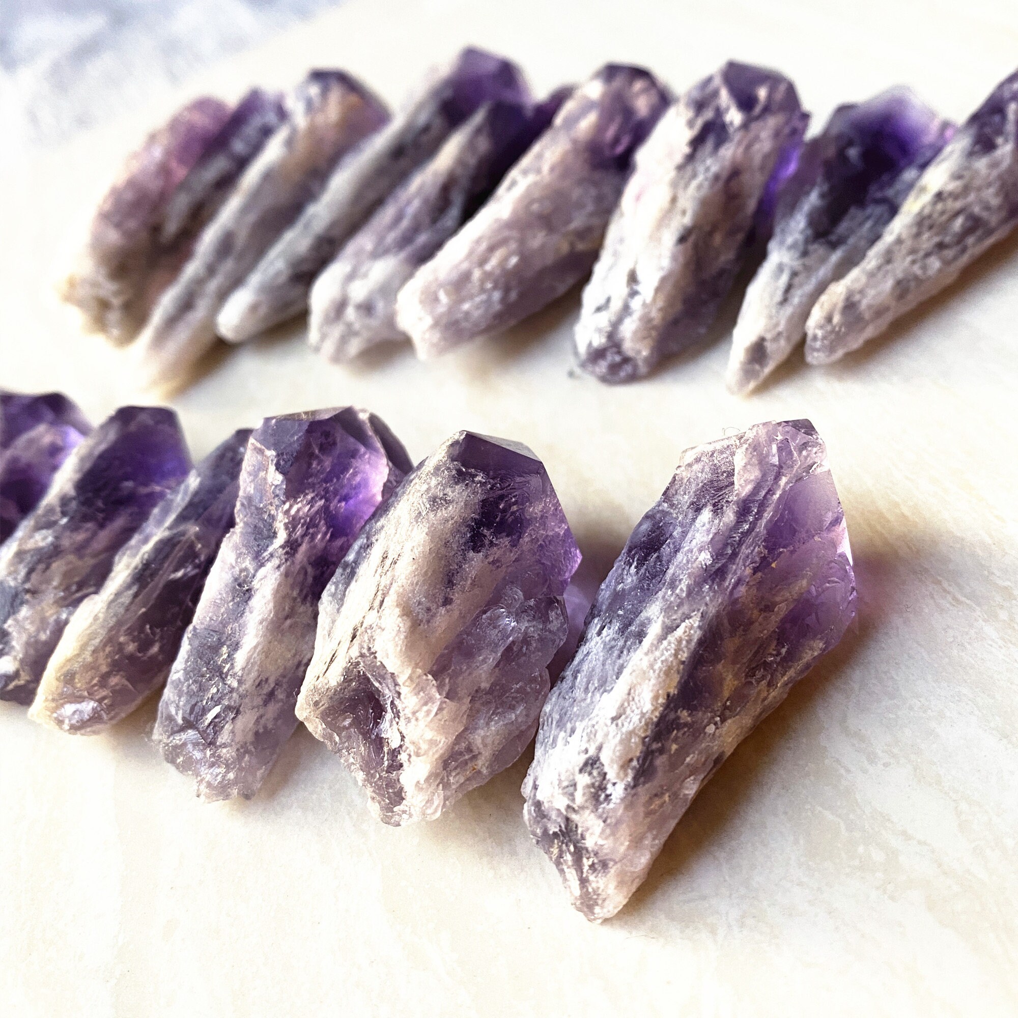 Large Raw Amethyst Point Pendant Amethyst Root Healing - Etsy