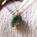 Wholesale Natural Gold Green Sea Shell Pendant - Ocean Conch Beach ...
