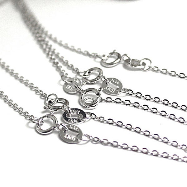 Silver Chain Necklace - Etsy