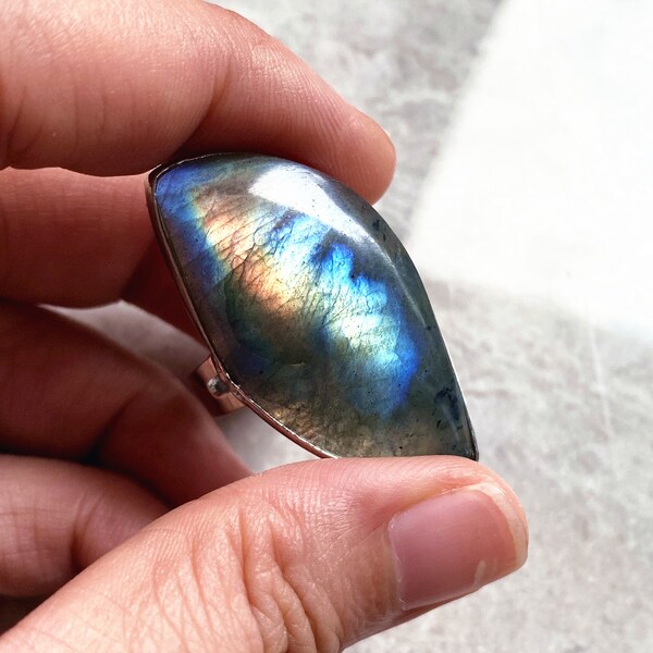Large Stone Ring - Etsy