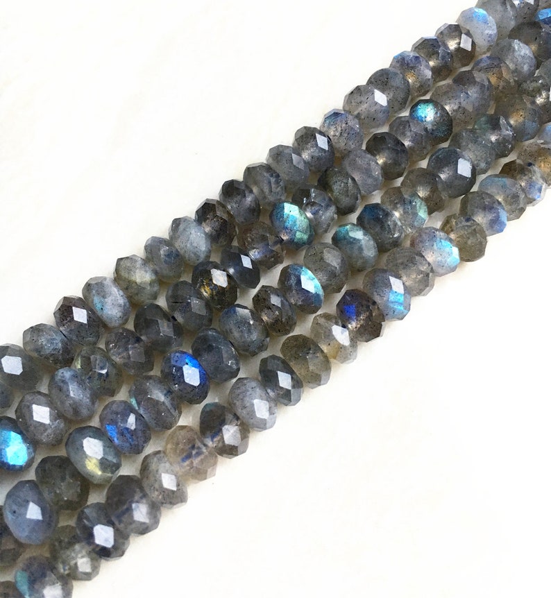 15.5 6mm Round Faceted Labradorite Gemstone Beads - Etsy