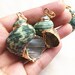 Wholesale Natural Gold Green Sea Shell Pendant - Ocean Conch Beach ...
