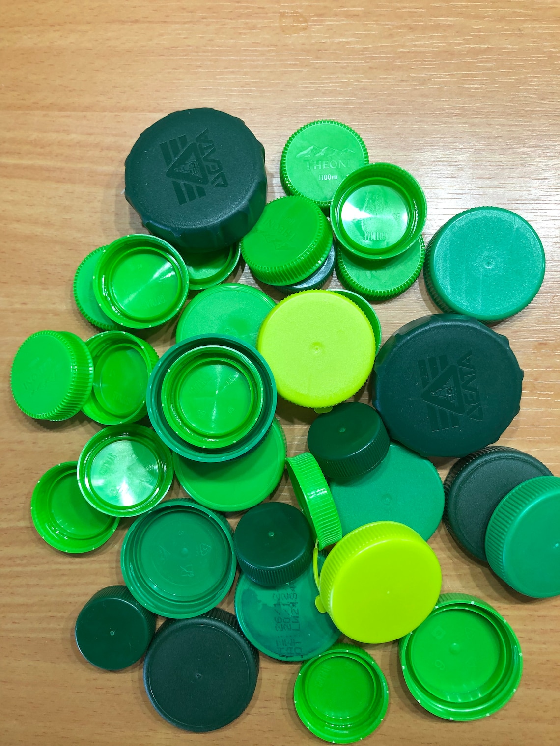 50 Green Bottle Caps - Etsy