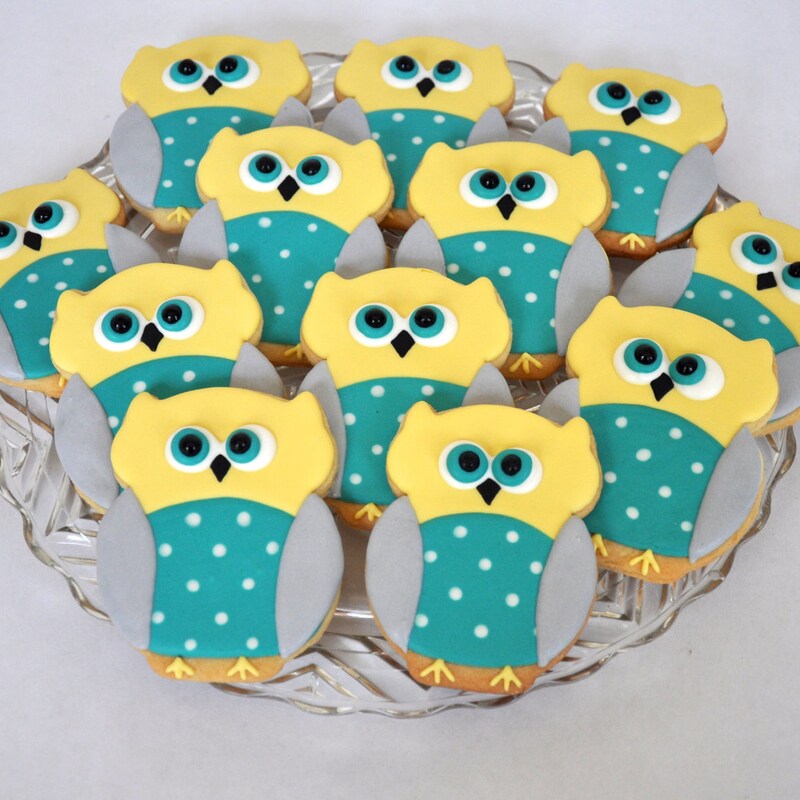 Owl Cookies - Etsy