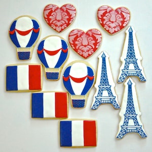 French Themed Cookie Collection - Etsy
