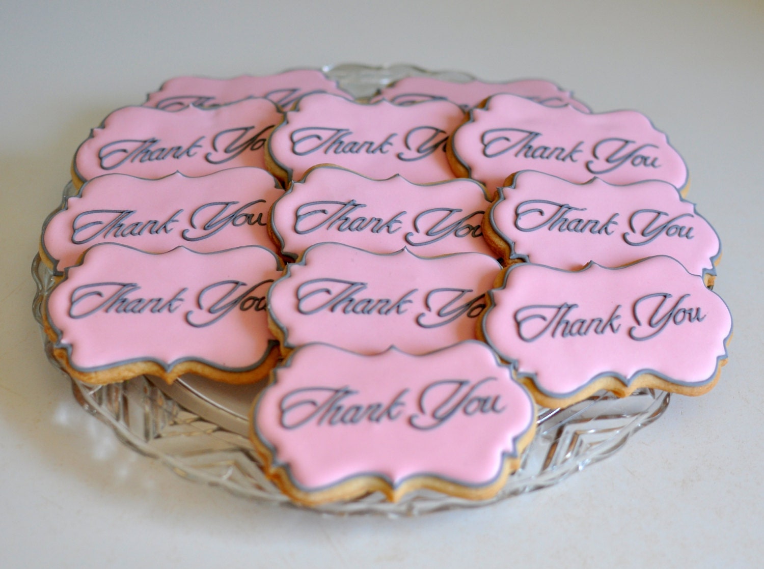 Custom Thank You Cookies | Etsy