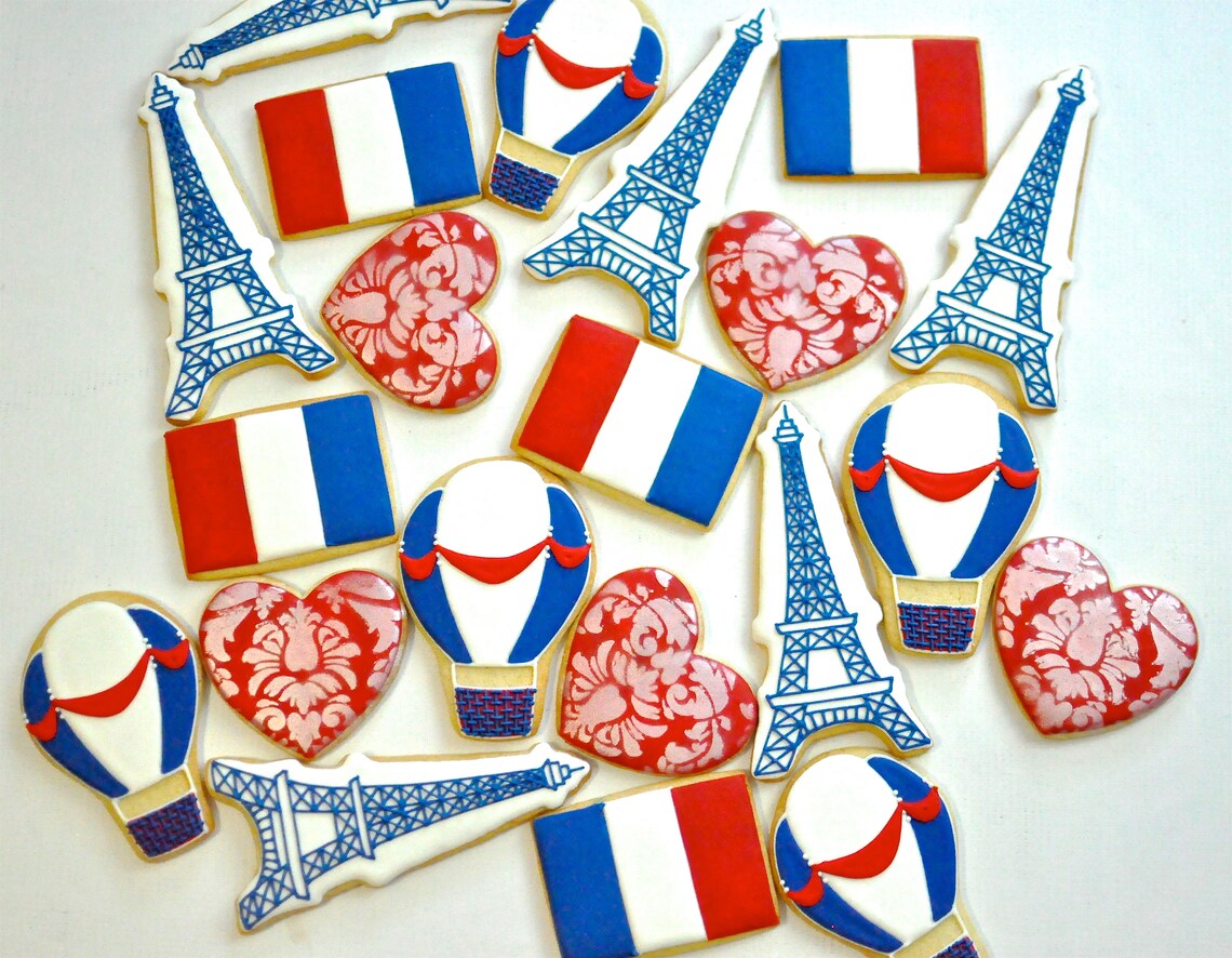 French Themed Cookie Collection - Etsy