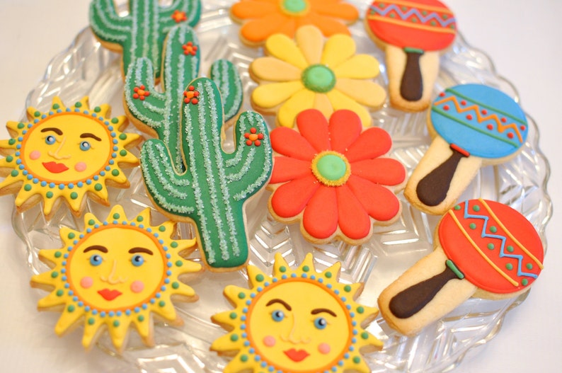 Fiesta Time Cookie Collection - Etsy