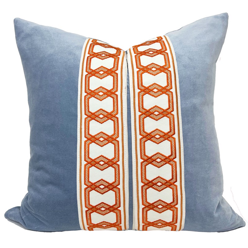 Light Blue Pillow - Etsy