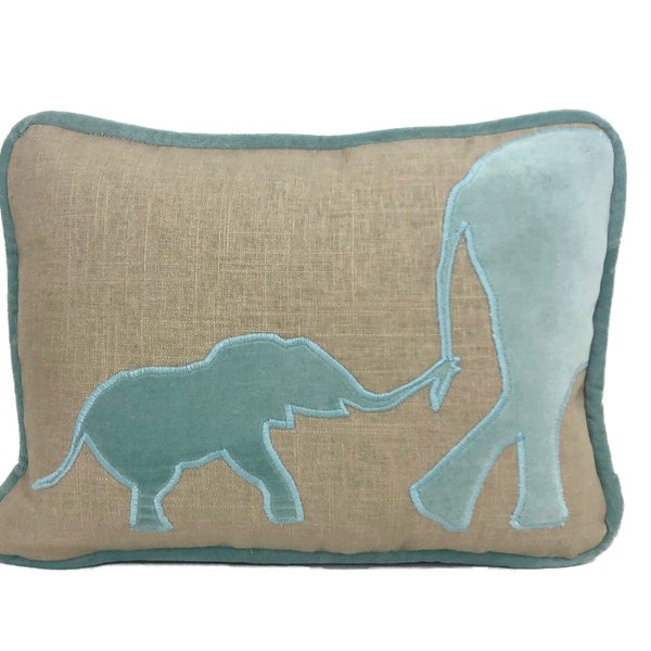 Aqua Elephant - Etsy