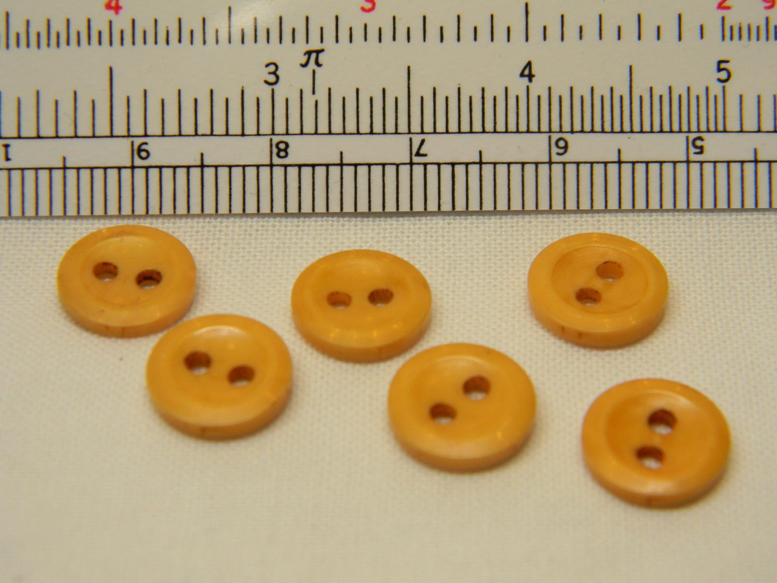 Simple Round Butterscotch Bakelite Buttons - Etsy