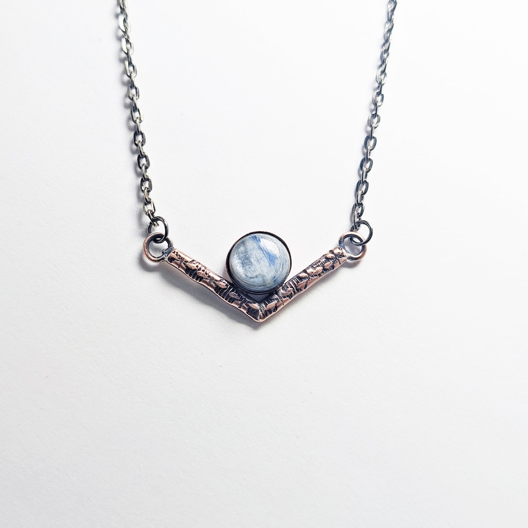 Copper & Gemstone Necklace, as Seen on TV, Original Vampire, Birthday ...