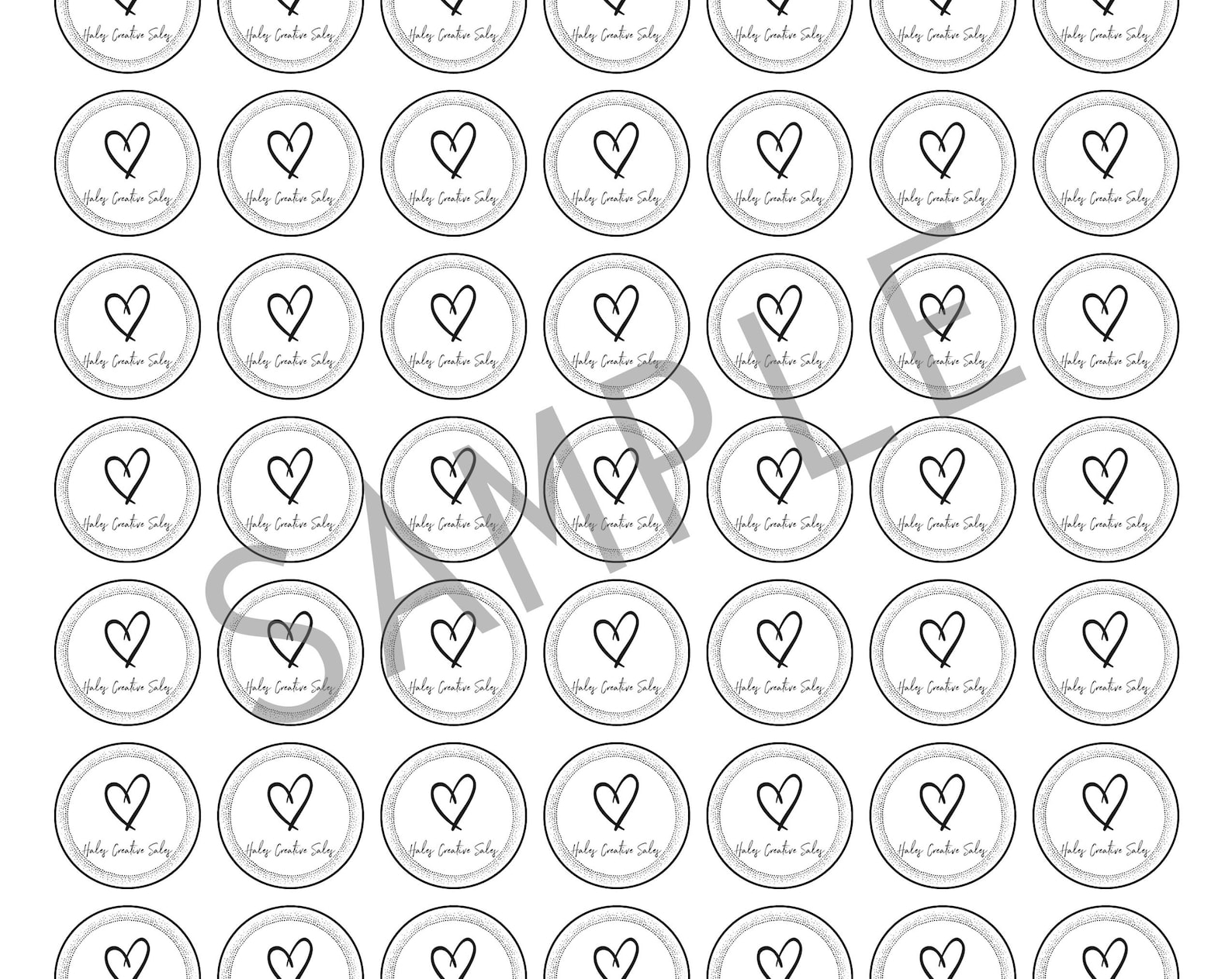 Custom Circle Stickers White Gloss Stickers Custom Logo - Etsy UK