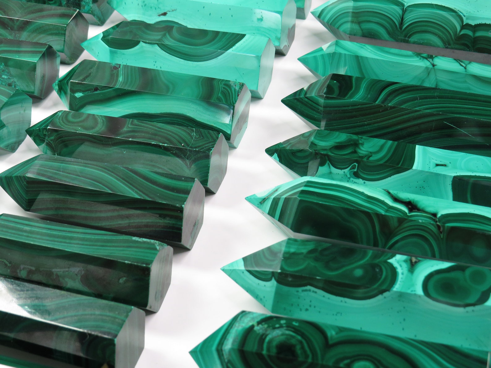 Natural Malachite Towers, Gemstone Tower, Crystal Tower, Protection ...