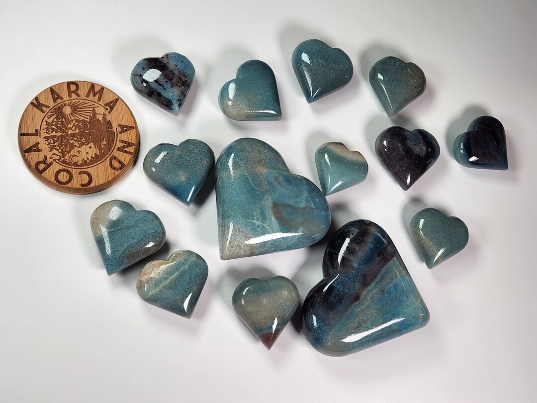 Trolleite Gemstone Heart, Healing Gemstone, Troilite Gemstone, Stone of ...