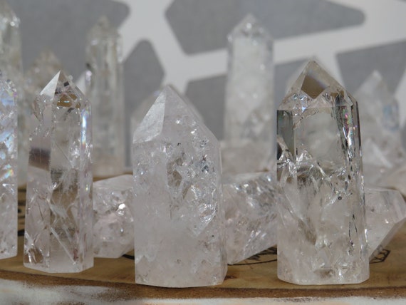 Fire and Ice Quartz Quartz Towers Gemstone Towers Crystal | Etsy