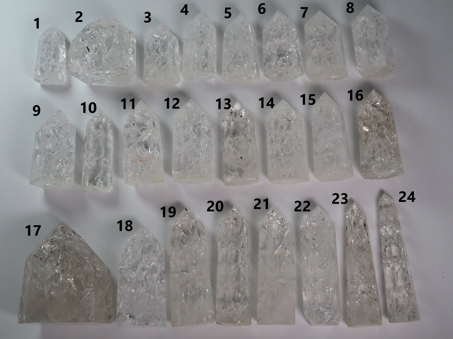 Fire and Ice Quartz, Quartz Towers, Gemstone Towers, Crystal, Fire ...