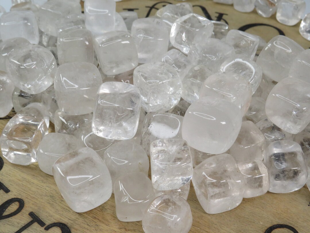 Clear Quartz Ice Cubes Gemstone Cubes Quartz Pocket Stone - Etsy
