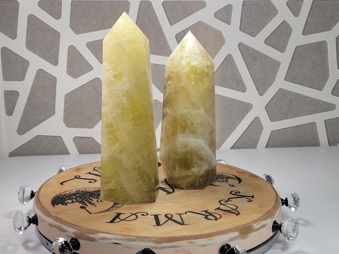 XXL Citrine Towers, Citrine Crystal Tower, XL Gemstone Tower, Smoky ...