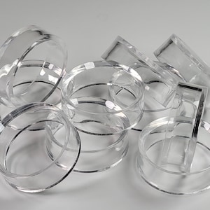 Clear Sphere Holder Rings, Sphere Holder, Sphere Stand, Ring Sphere ...