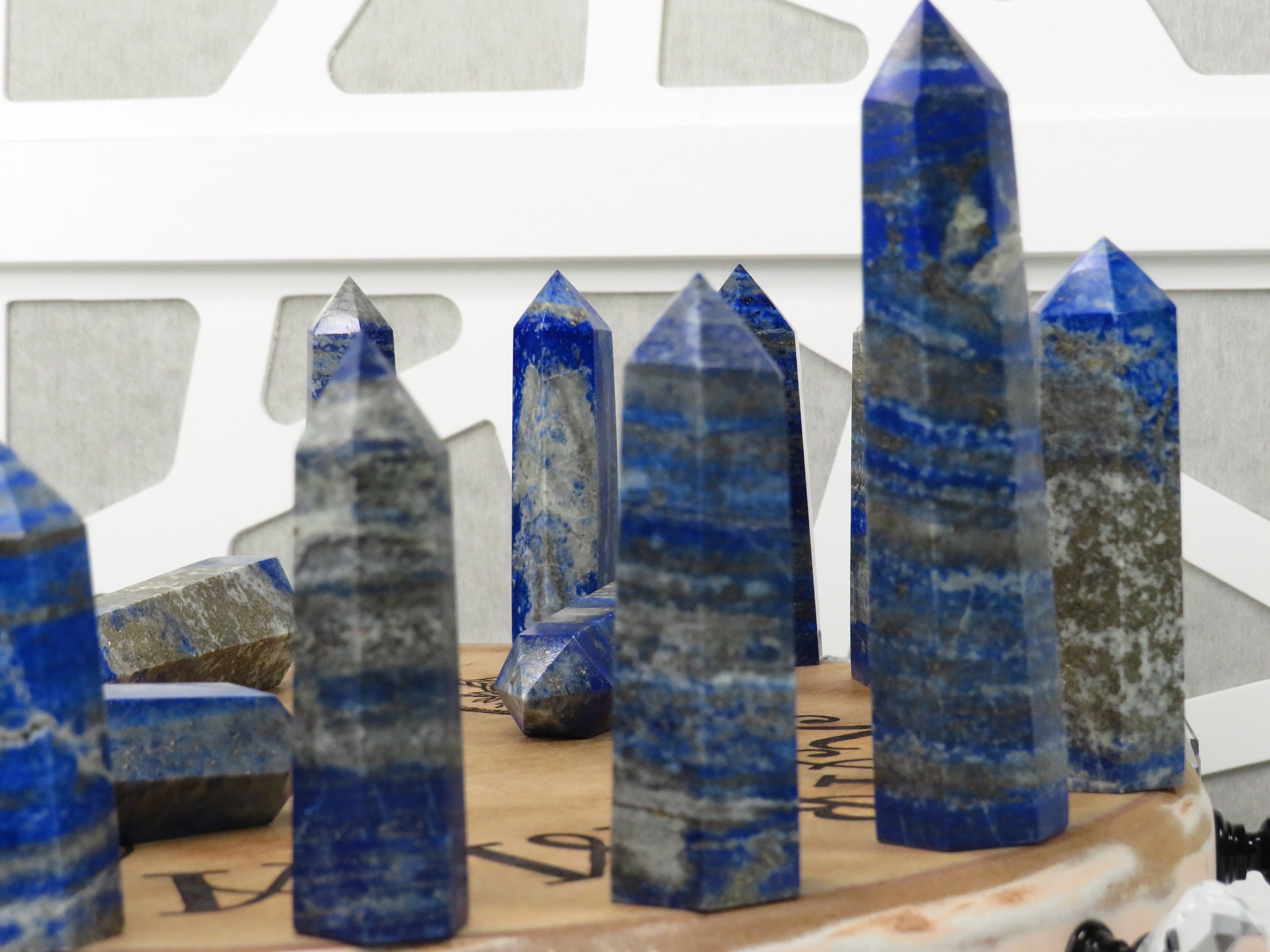 Lapis Lazuli Gemstone Towers, Healing, Connection, Chakra, Powerful ...