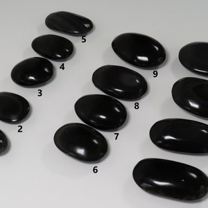 Banded Obsidian Gemstone Palm Stone, Healing, Banded Obsidian ...