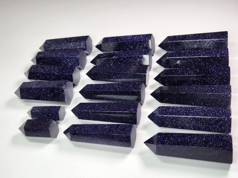 Blue Sandstone Towers Blue Goldstone Sandstone Gemstone - Etsy
