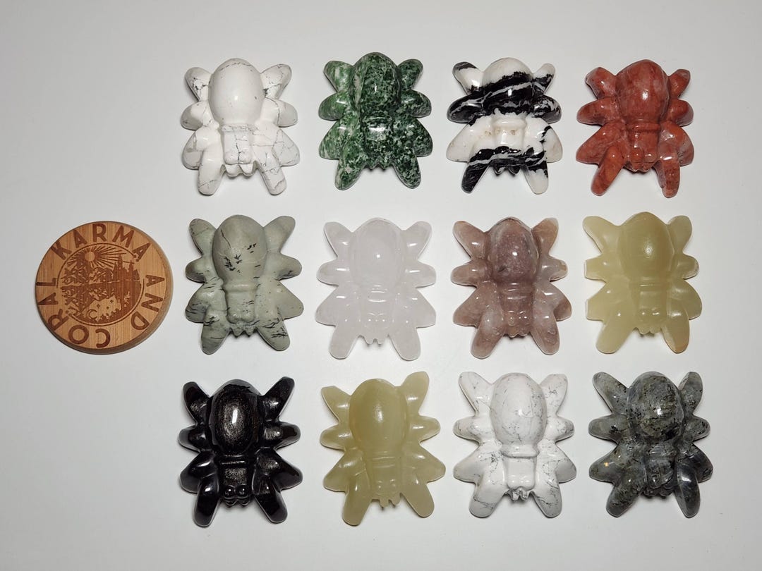 Large Gemstone Spiders, Crystal Spider, You Choose Spider, Spider ...