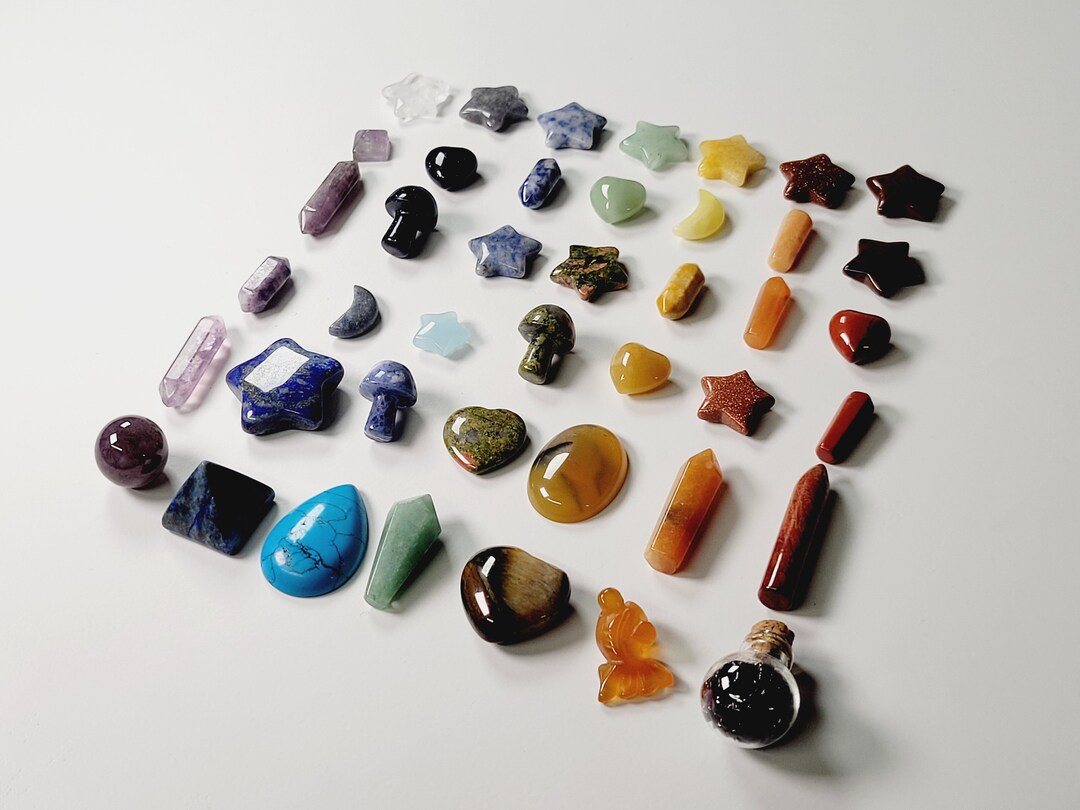 Crystal Chakra Set, Travel Chakra Set, on the Go Chakra, Chakra Crystal ...