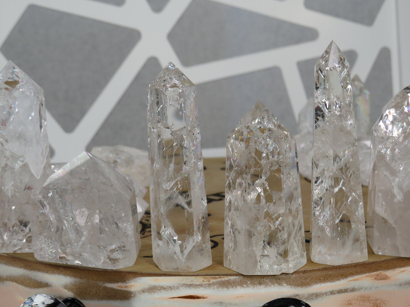 Fire and Ice Quartz, Quartz Towers, Gemstone Towers, Crystal, Fire ...