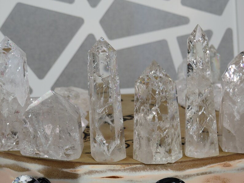 Fire and Ice Quartz, Quartz Towers, Gemstone Towers, Crystal, Fire ...