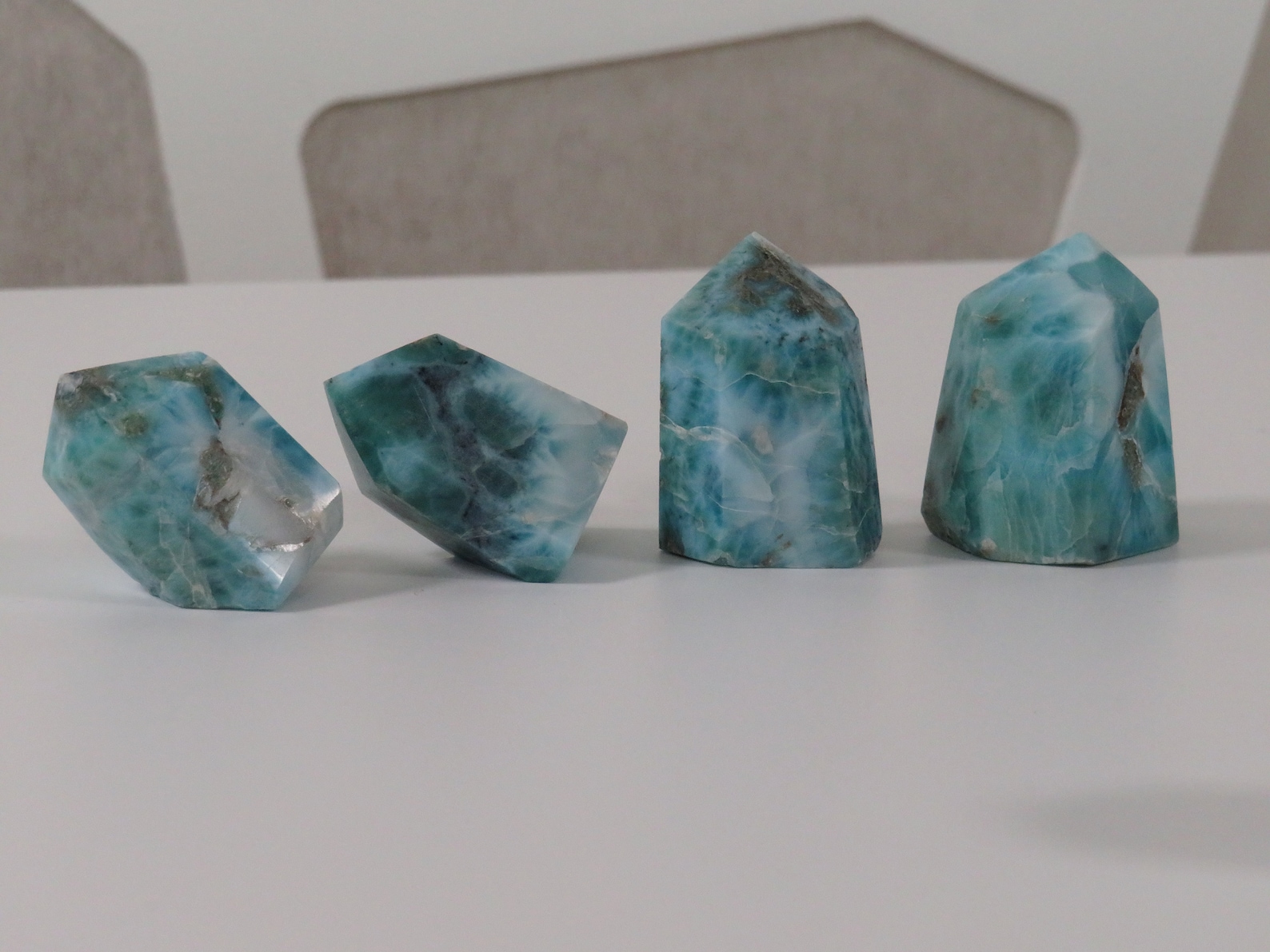 Larimar Towers Larimar Gemstone Tower Stone of the Atlantis - Etsy