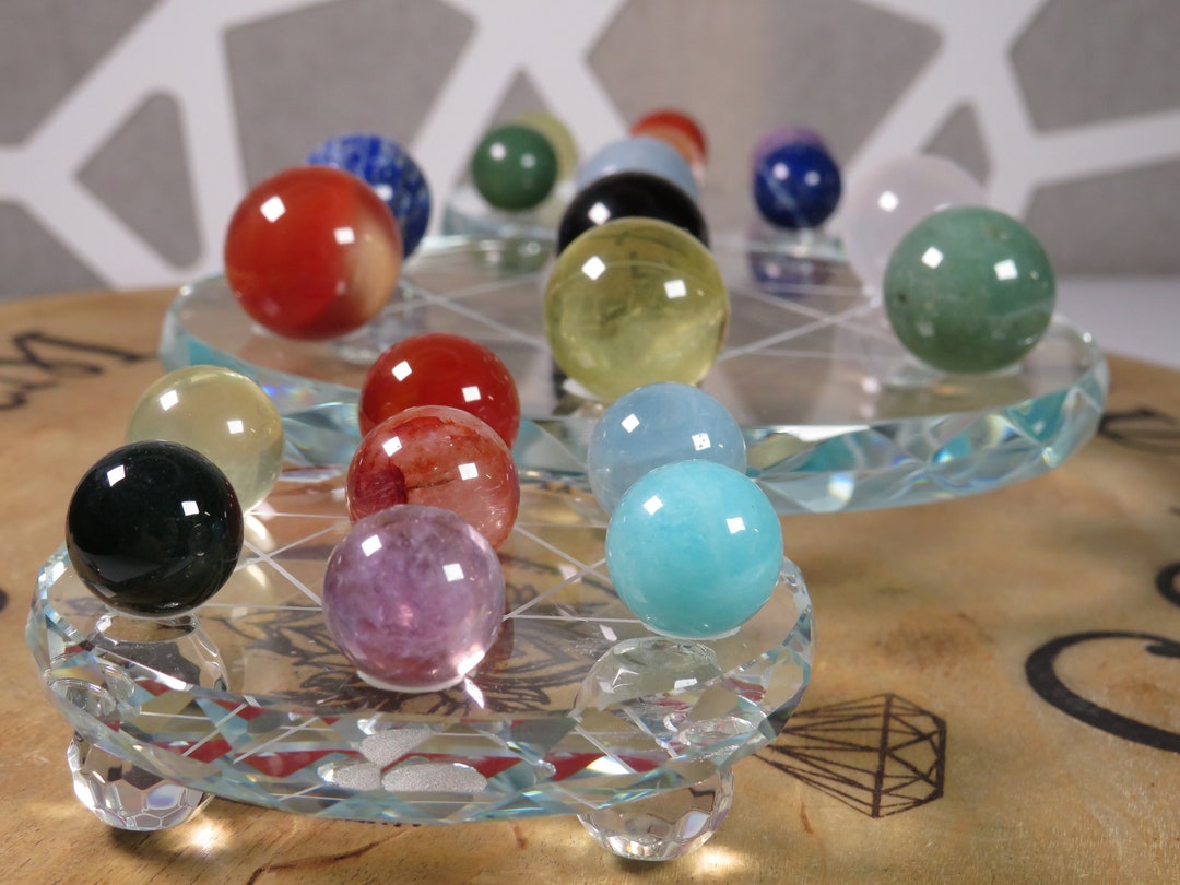 Crystal Sphere Plate, Sphere Holder, Gemstone Sphere Plate, Star ...