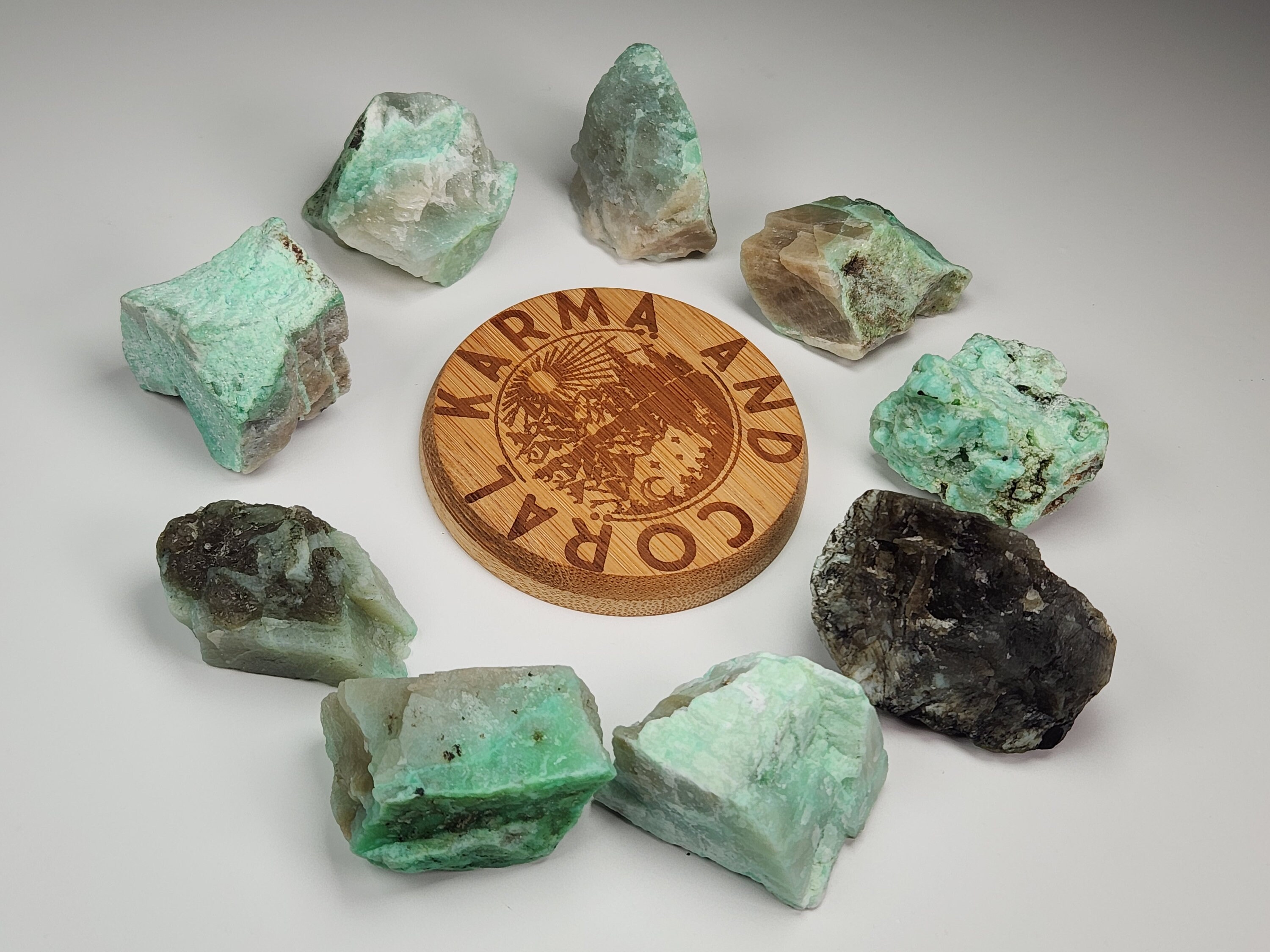 Green Moonstone Raw
