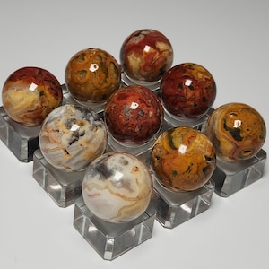 Crazy Lace Agate Sphere, Choose Your Sphere, Small Crystal Sphere ...