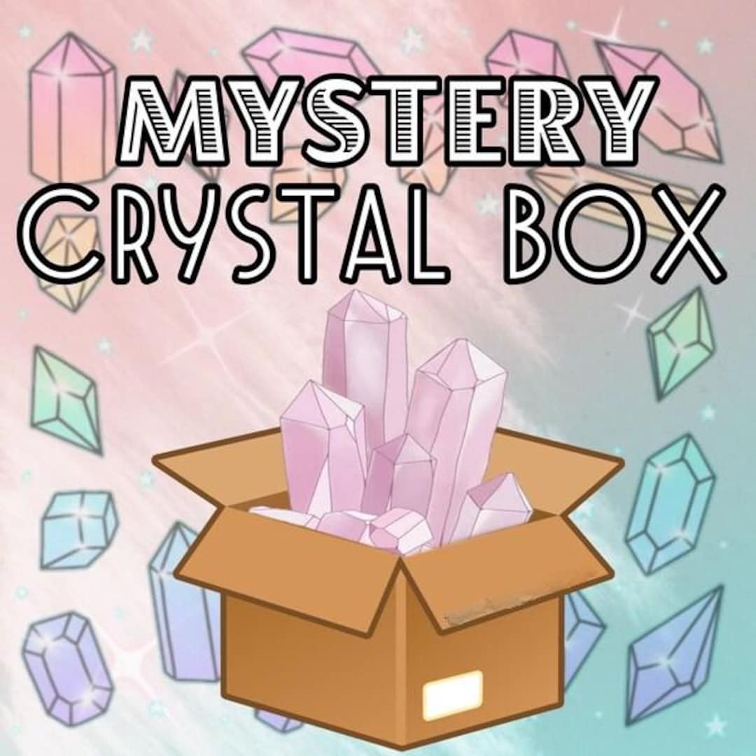 Crystal Mystery Box, Metaphysical Mystery Box, Crystal Surprise Gifts ...