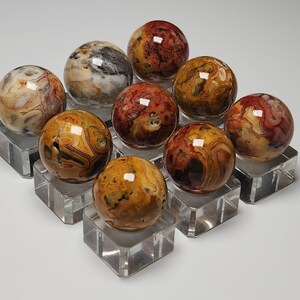 Crazy Lace Agate Sphere, Choose Your Sphere, Small Crystal Sphere ...