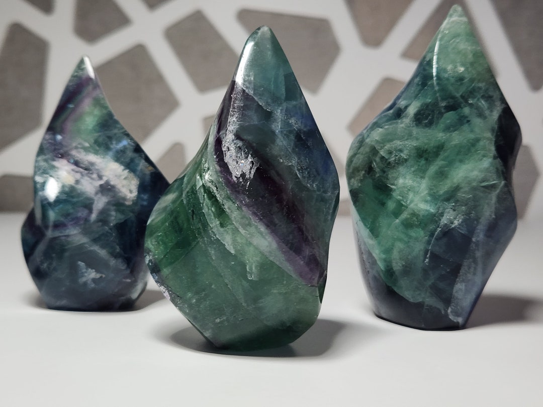 Rainbow Fluorite Flames, Gemstone Flame, Gemstones Flame Rainbow ...