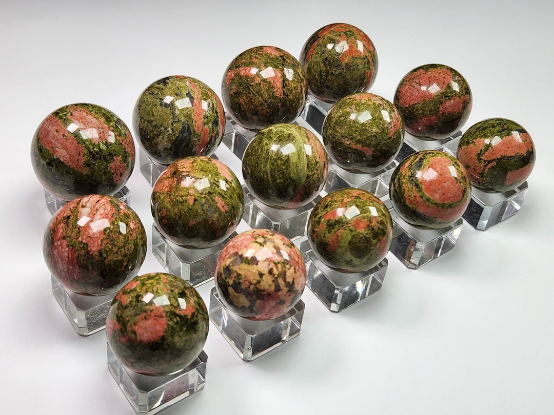 Unakite Sphere, Unakite Gemstone Spheres, Stone of Vision, Unakite ...
