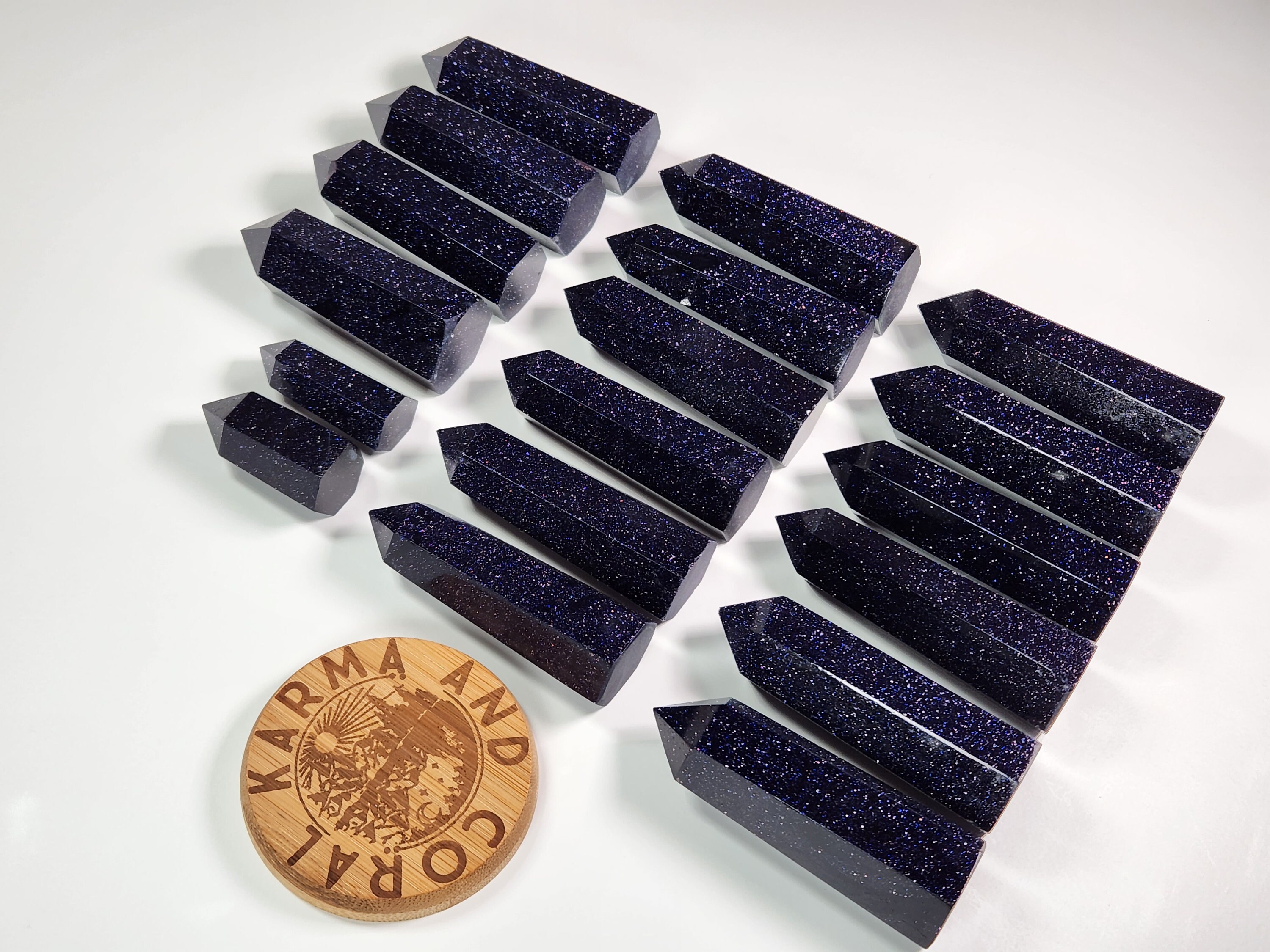 Blue Sandstone Towers Blue Goldstone Sandstone Gemstone - Etsy