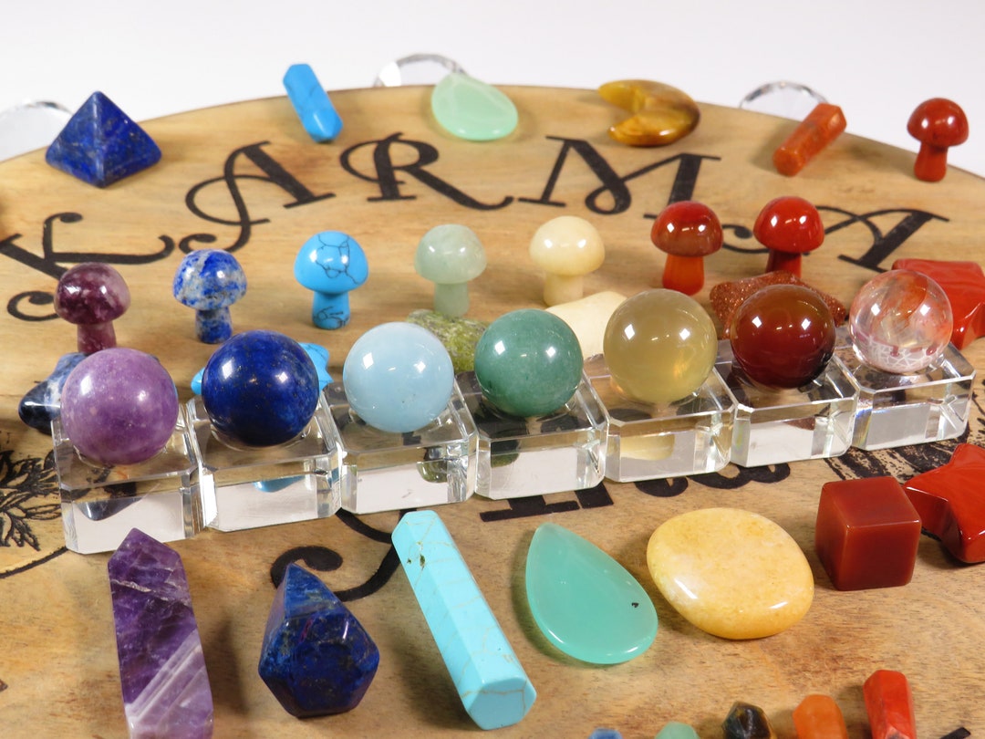 Crystal Chakra Sets, Travel Chakra Set, on the Go Chakra, Chakra ...