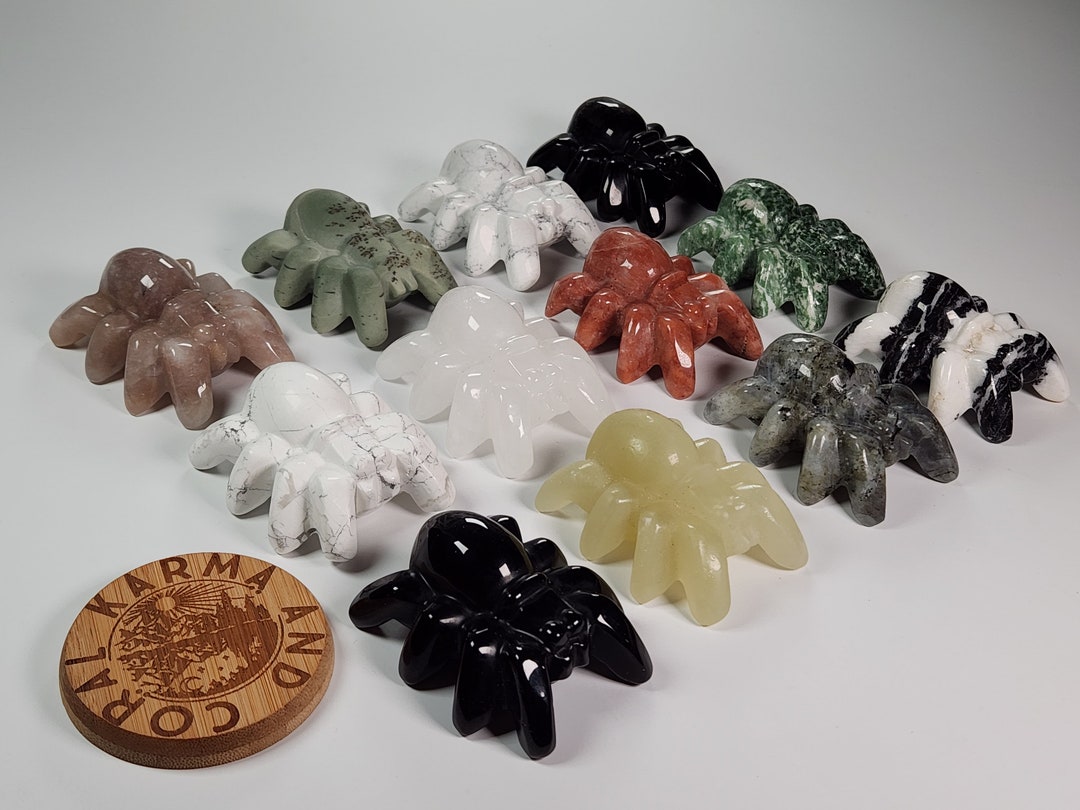 Gemstone Spiders, Crystal Spider, You Choose Spider, Spider Decorations ...