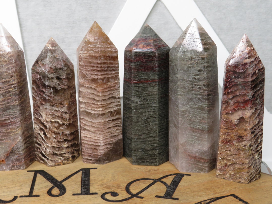 Thousand Layer Quartz Towers, Gemstone Towers, Lodolite Towers, Healing ...
