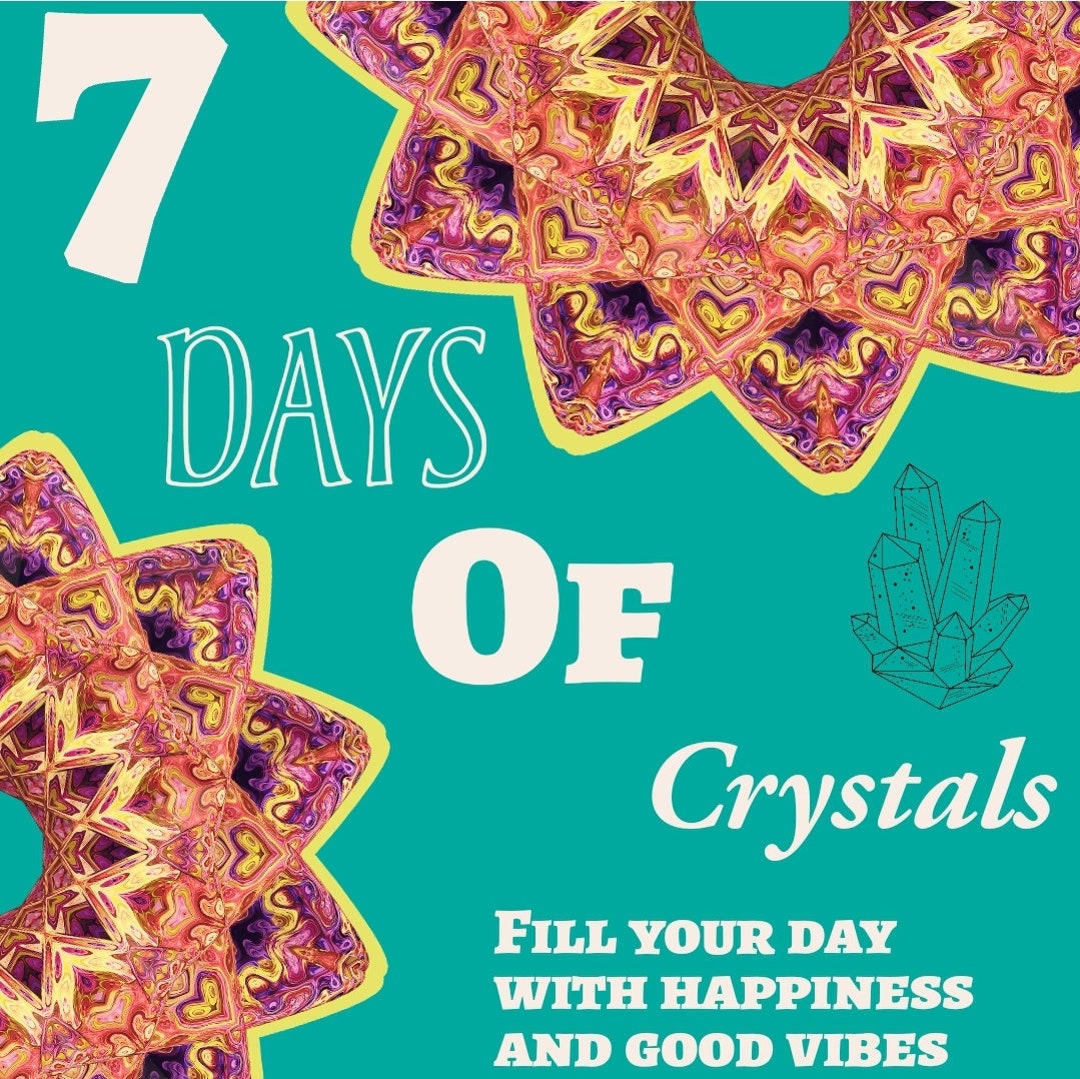 7 Days of Surprise Crystals, Week of Crystal Surprises, 7 Days of ...