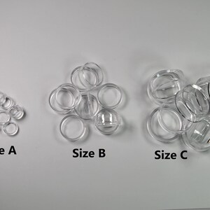 Clear Sphere Holder Rings, Sphere Holder, Sphere Stand, Ring Sphere ...
