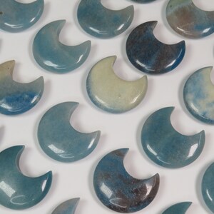 Troilite Crystal Moons, Trolleite Crescent Moon, Healing Gemstone Moon ...