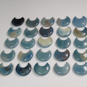 Troilite Crystal Moons, Trolleite Crescent Moon, Healing Gemstone Moon ...