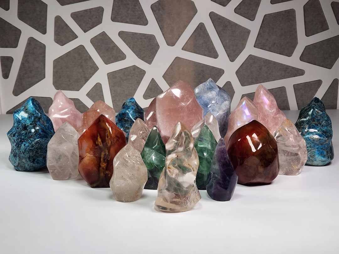 Gemstone Flames, Choose Your Flames, Crystal Flame, Rainbow Fluorite ...